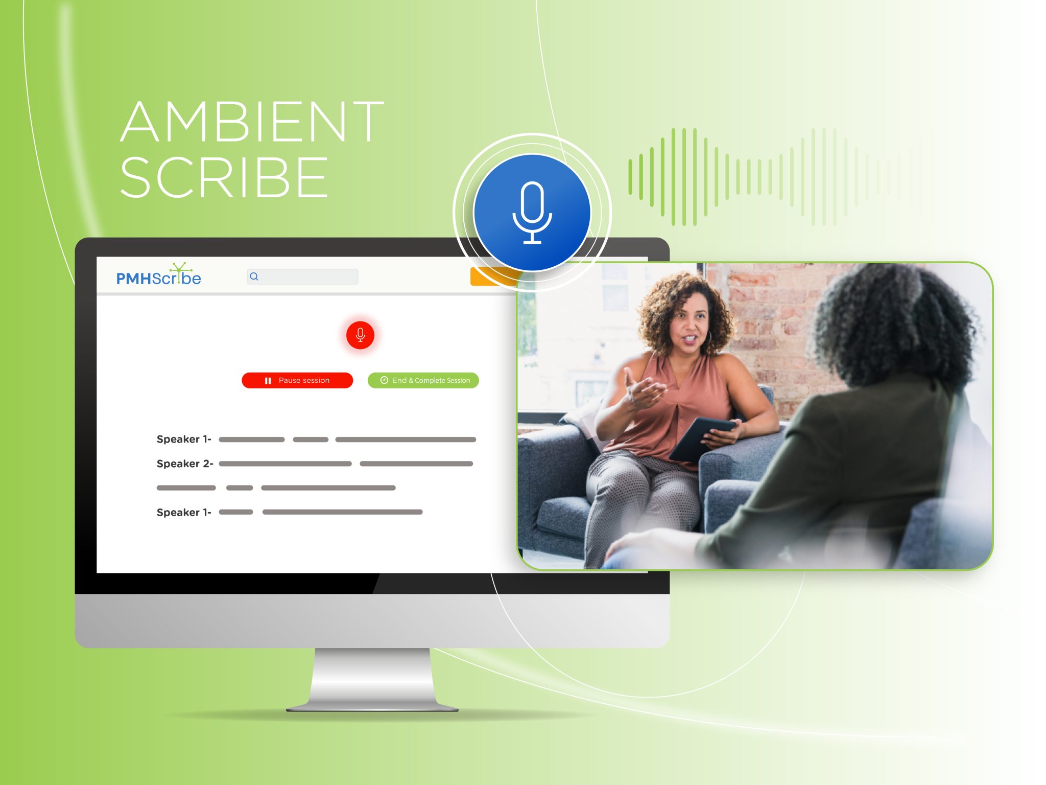 Our AI Scribe For Therapists Designed For Mental Health - PMHScribe